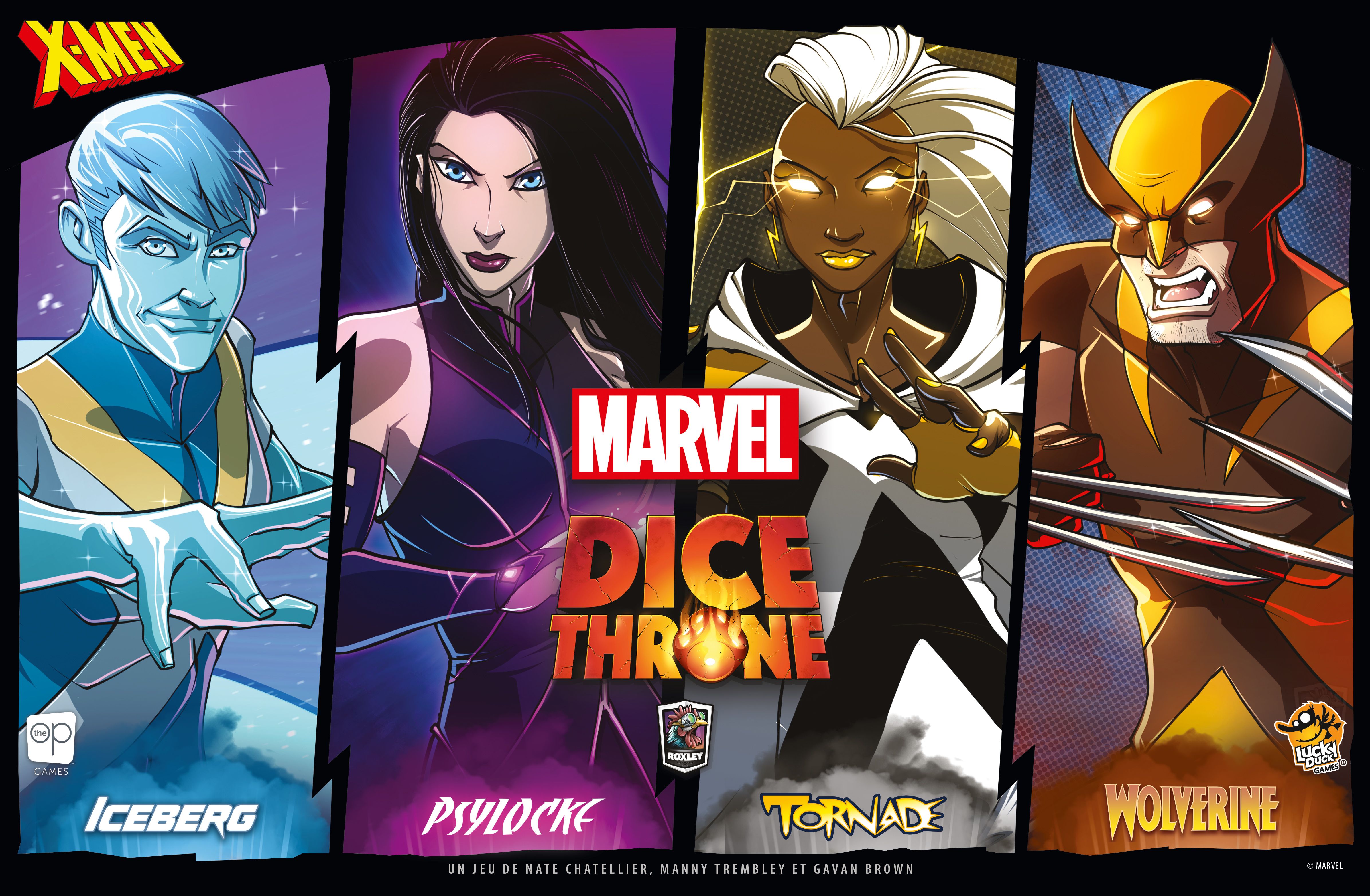 BoardGamesFlix - Dice Throne - Marvel X-Men : Iceberg, Psylocke ...